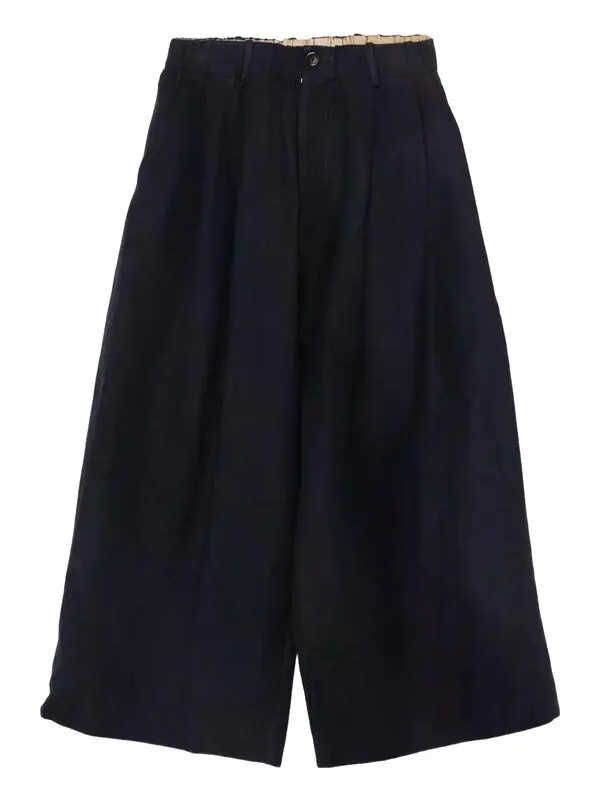 UMA WANG Pleated Trousers - Blue