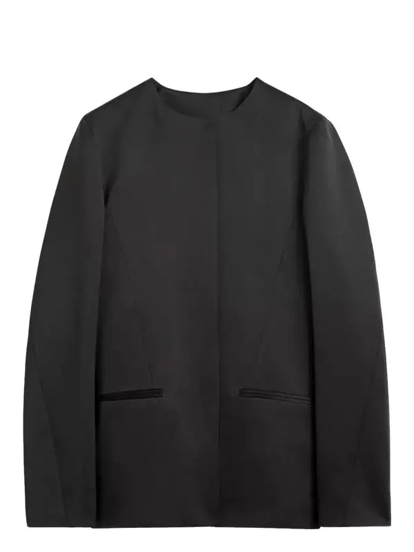 TOTEME Round-neck Jacket - Black