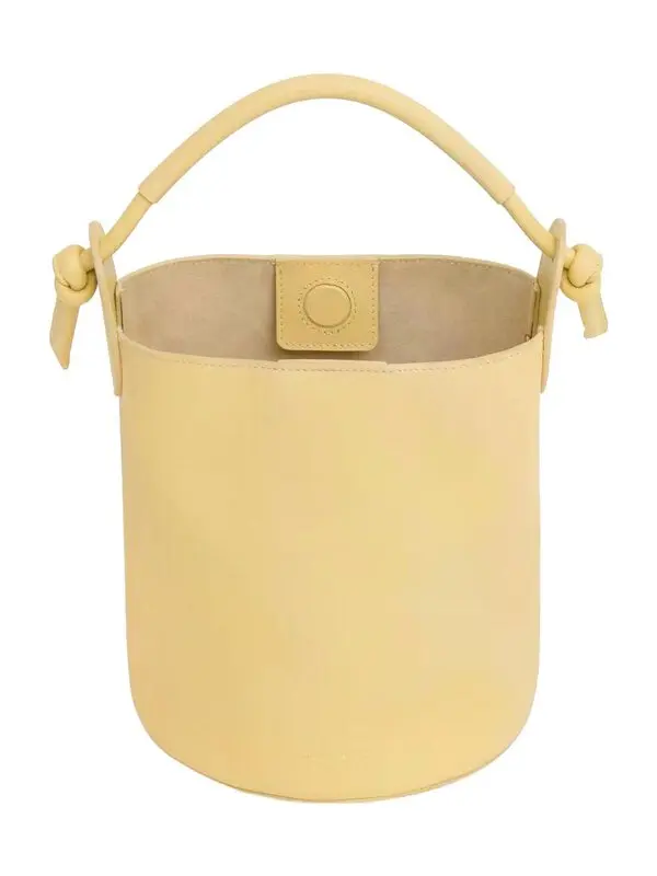 MANSUR GAVRIEL Knotted-handle Bucket Bag - Yellow