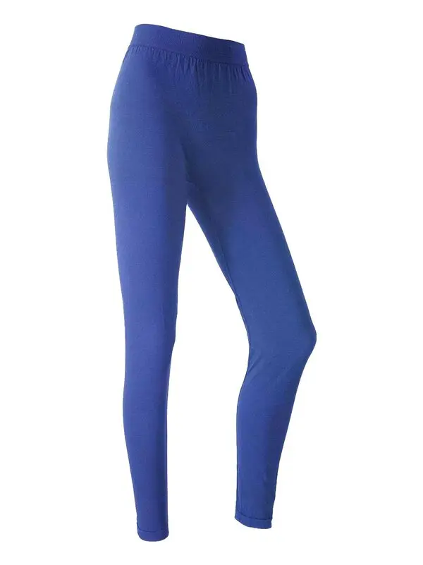 RIDAY Elasticated-waist Leggings - Blue