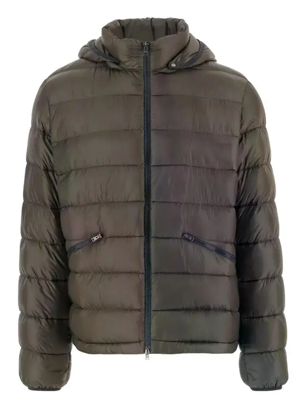 Herno Padded Hooded Jacket - Green