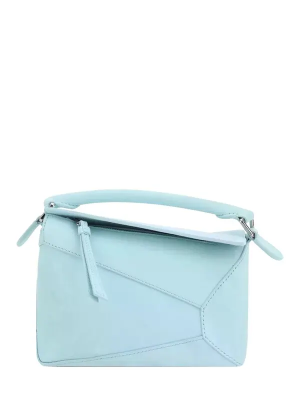 Loewe Mini Puzzle Edge Shoulder Bag - Blue