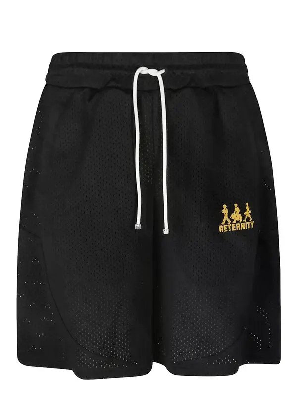 RETERNITY Logo-print Shorts - Black