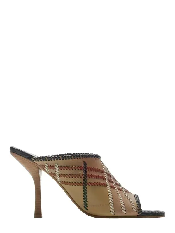Burberry Cabana Sandals - Neutrals