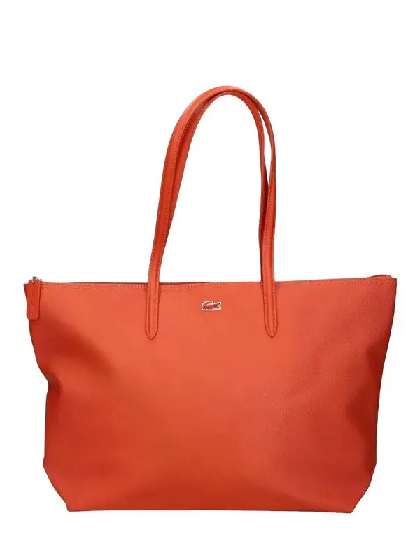Lacoste Logo-patch Tote Bag - Orange