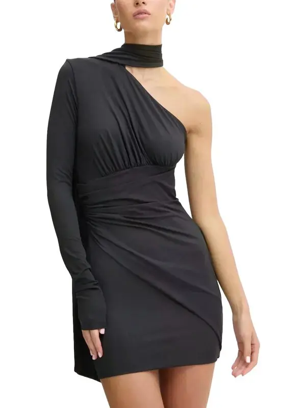 ANIYE BY Jett Draped Mini Dress - Black