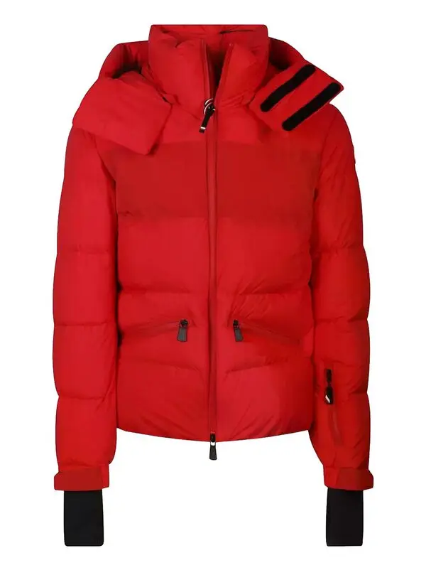 Moncler Hooded Padded Jacket - Red