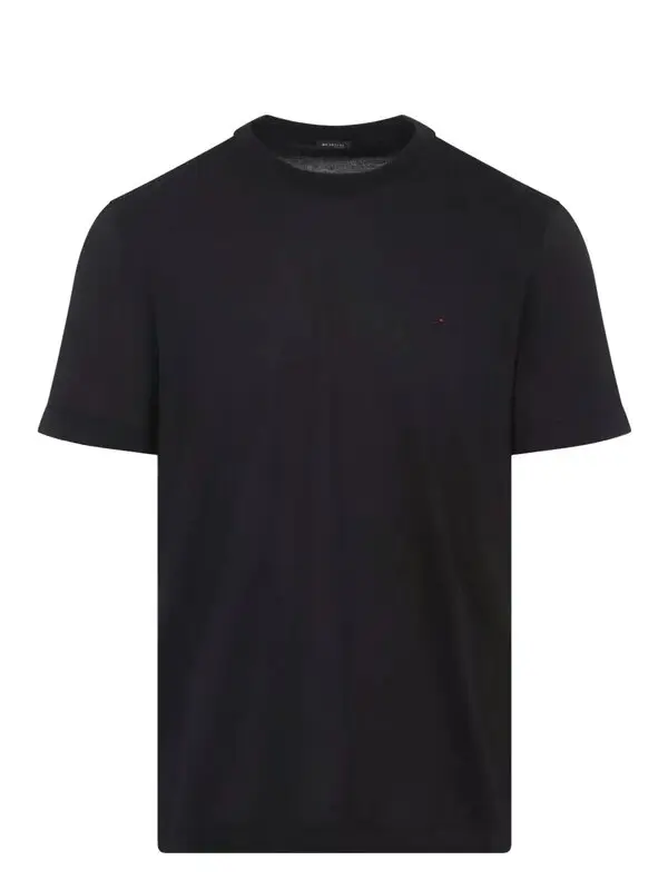 Kiton Silk-blend T-shirt - Black