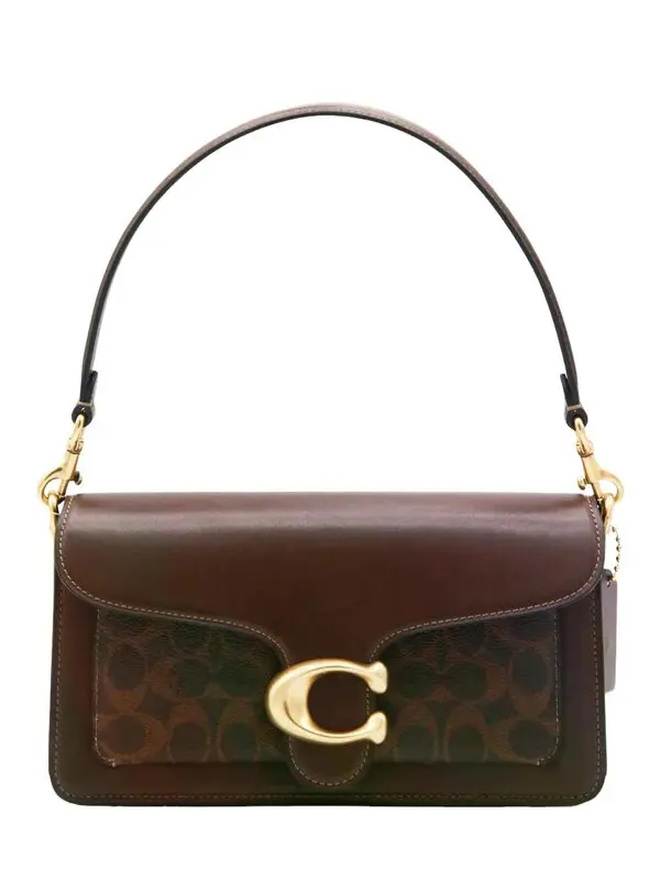 COACH Tabby Monogram Shoulder Bag - Brown