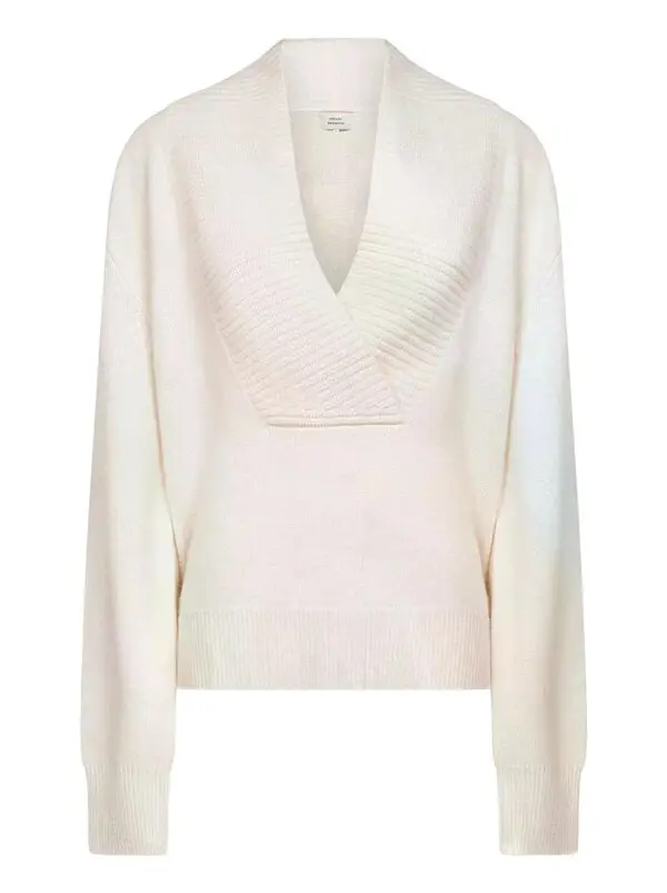 Loulou De Saison V-neck Cashmere Sweater - Neutrals
