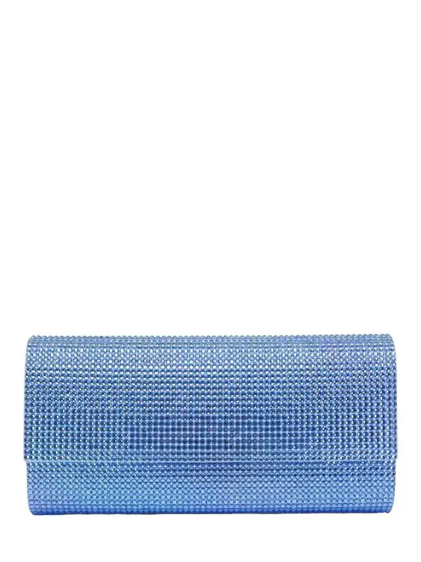 Judith Leiber Rhinestone-embellished Clutch Bag - Blue