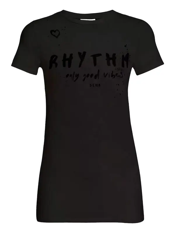 DEHA Rhythm Printed T-shirt - Black