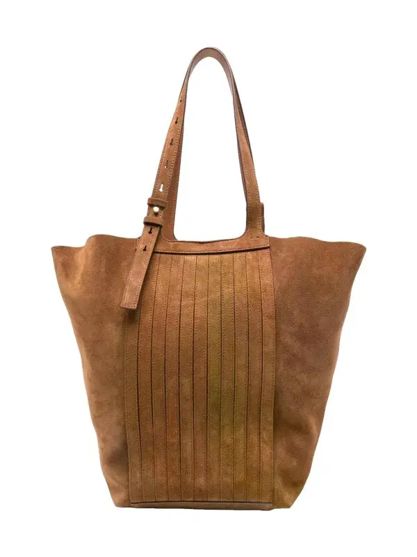 GOLDEN GOOSE Suede Tote Bag - Brown