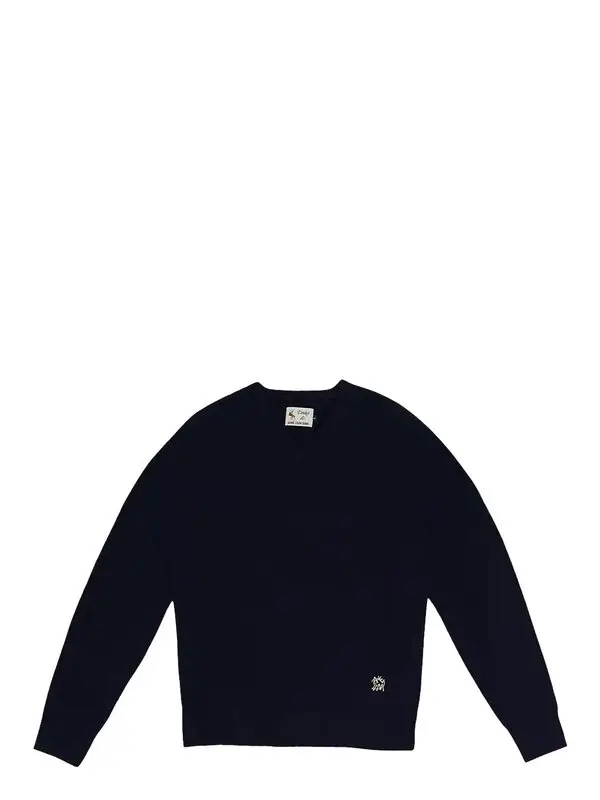 Aimé Leon Dore Embroidered Drake Sweater - Blue