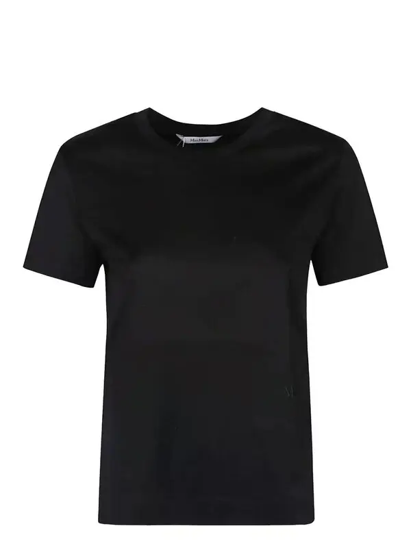 Max Mara Logo-embroidered Top - Black