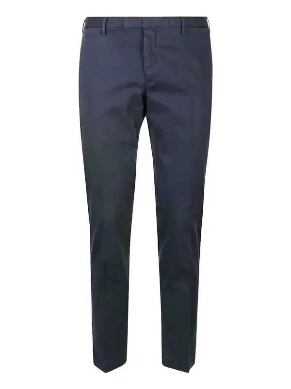 PT TORINO Tailored Cotton Trousers - Blue