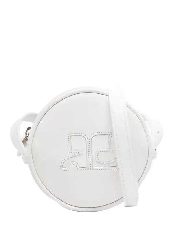 COURREGES Logo-embossed Tote Bag - White