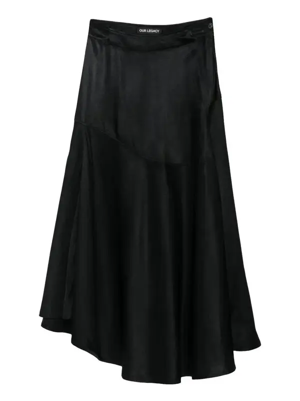 Our Legacy Waltz Asymmetric Skirt - Black