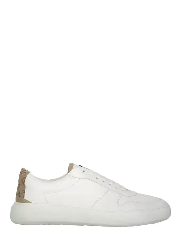 Herno Leather-panelled Low-top Sneakers - White