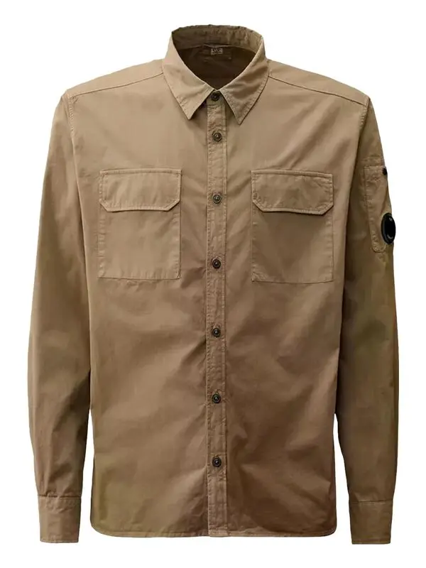 C.P. COMPANY Lens-detail Shirt - Neutrals
