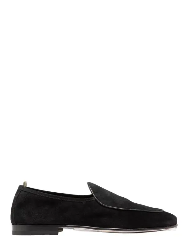 Officine Creative Suede Loafers - Black