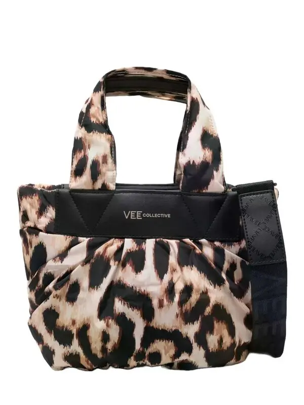 VEECOLLECTIVE Leopard-print Quilted Tote Bag - Neutrals