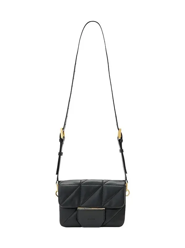 ALLSAINTS Jupiter Quilted Crossbody - Black