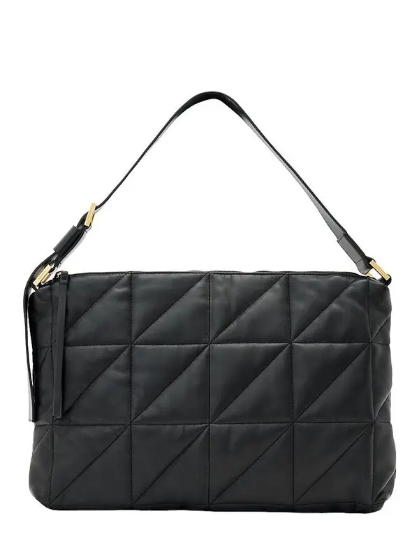 ALLSAINTS Edbury Quilted Shoulder Bag - Black