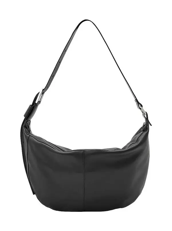 ALLSAINTS Luna Shoulder Bag - Black/silver