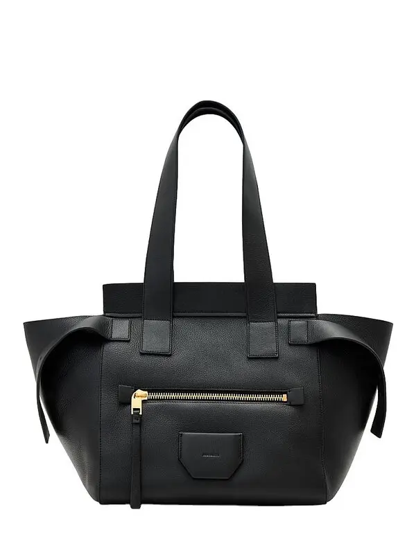 ALLSAINTS Perez Leather Shoulder Bag - Black