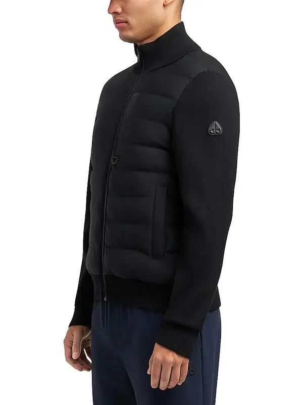 Moose Knuckles Kamet Hybrid Down Jacket - Black/ Black