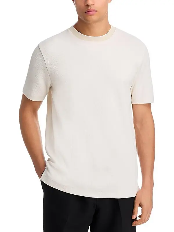 BOSS Thompson Mercerized Cotton Tee - Open White