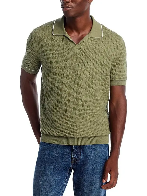 BOSS Irenzo Knit Polo Shirt - Medium Green
