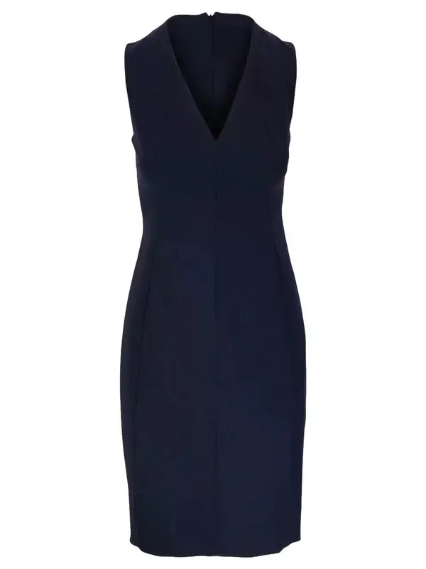 Akris Sleeveless V-neck Dress - Blue