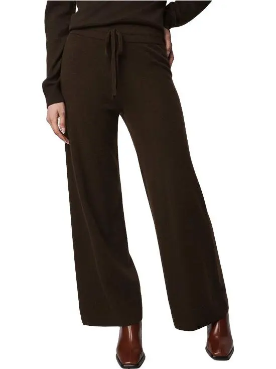 Splendid Tori Cashmere Wide Leg Pant - Chocolate