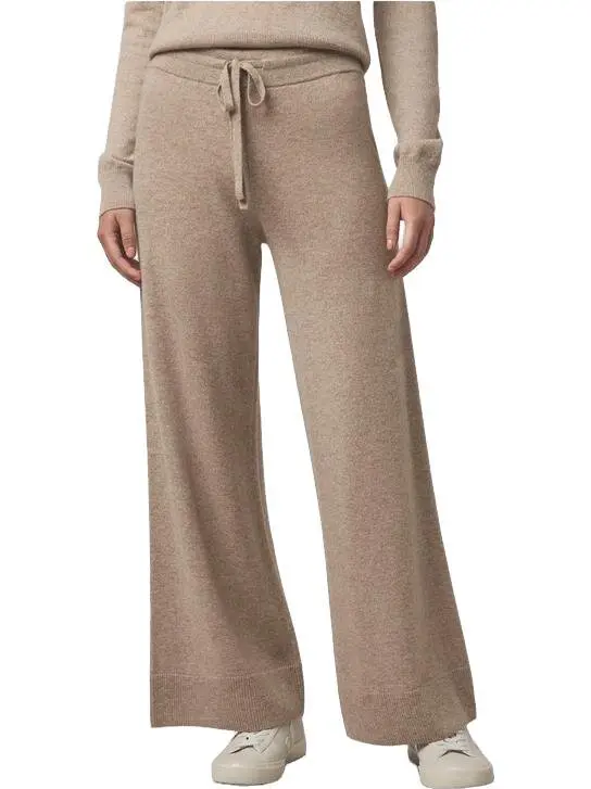 Splendid Tori Cashmere Wide Leg Pant - Natural