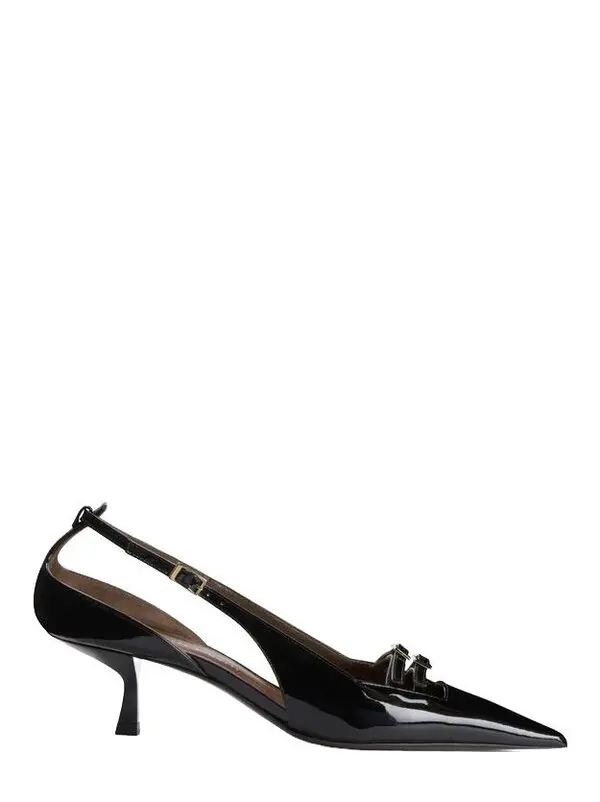 GIUSEPPE ZANOTTI Urania 50 Patent Kitten Heel Pumps - Black