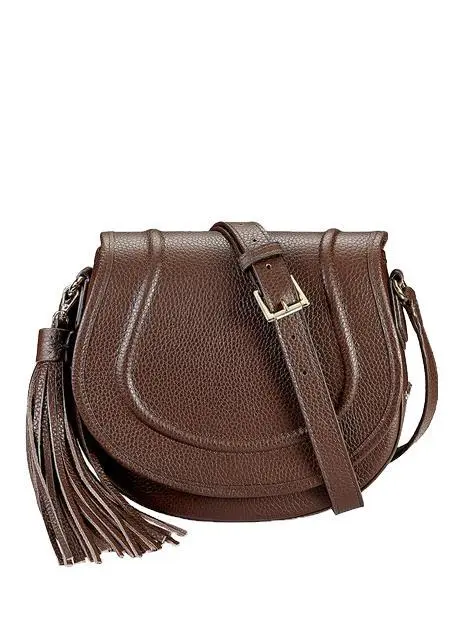 Gigi New York Jenni Saddle Bag - Brown