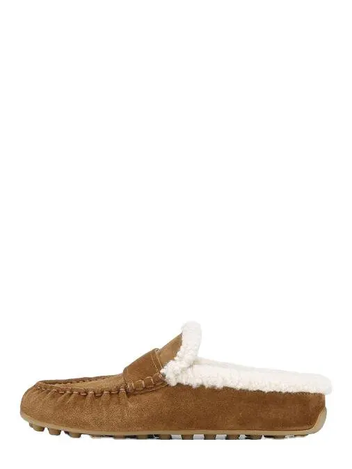 Vince Berkley Shearling Driving Mule - Natural
