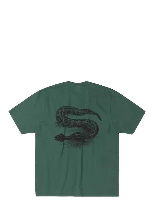 StÜssy Serpent Pigment Dyed Tee Shirt - Pine