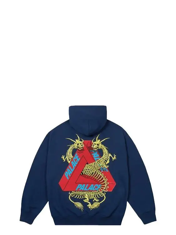 PALACE Dragon Bones Tri Hood - Navy Blue