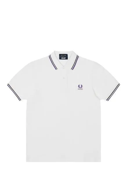 PALACE Fred Perry Shirt - White