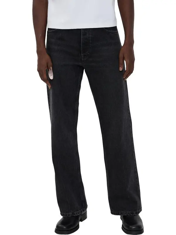 JEANERICA Appia Slightly Bootcut Jeans - Gesso Black