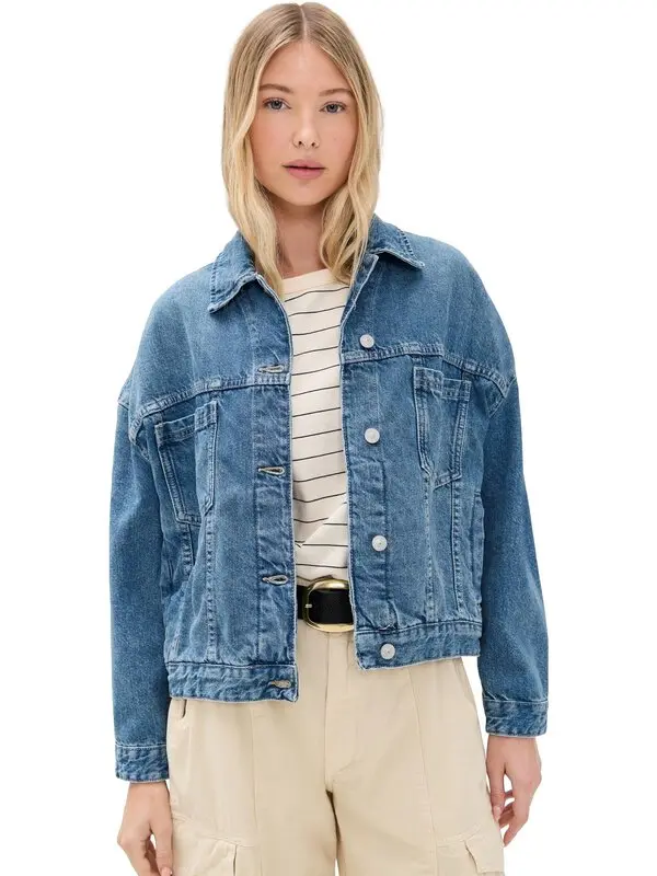 Free People Opal Denim Jacket - Cowboy