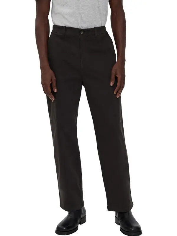 FRAME Cotton Chino Pants - Dark Chocolate