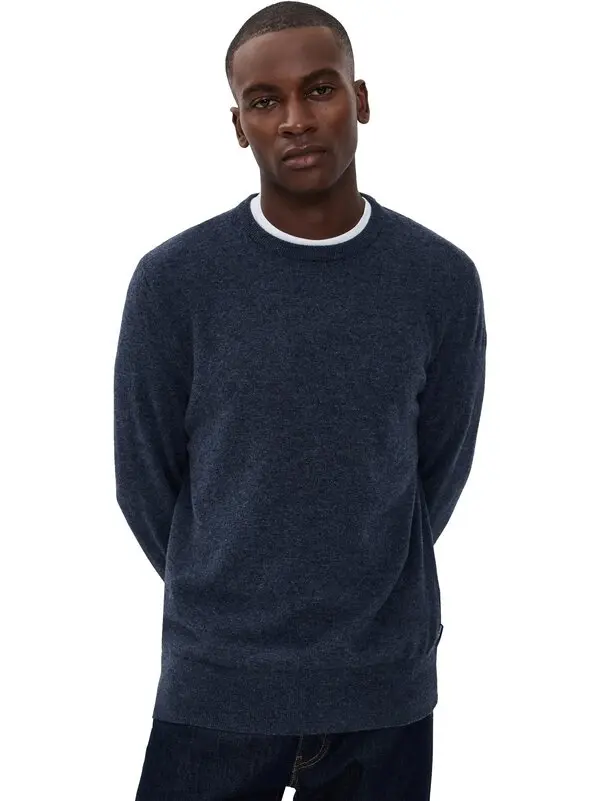 Barbour Waterbury Crew Neck Sweater - Navy