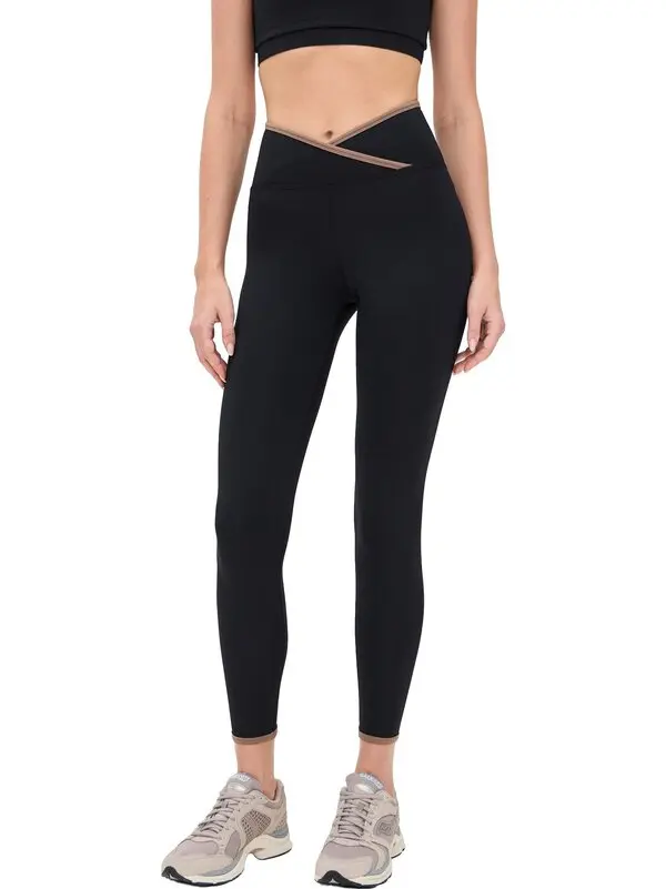 Strut This The Rae Ankle Leggings - Black/malt
