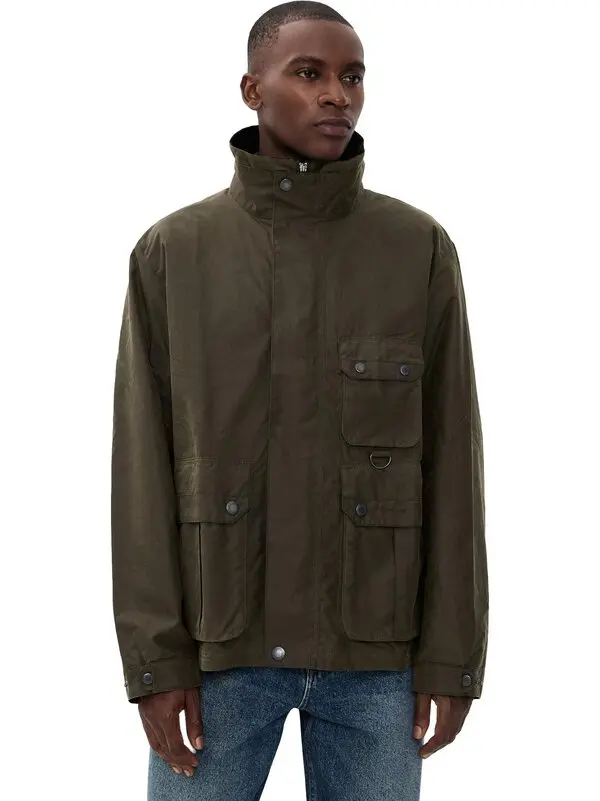 Barbour Re-engineered Utility Bedale Wax Jacket - Beech