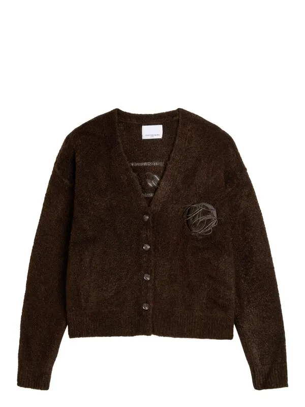 ONLY THE BLIND Studio Dept. Brushed-knit Cardigan - Brown