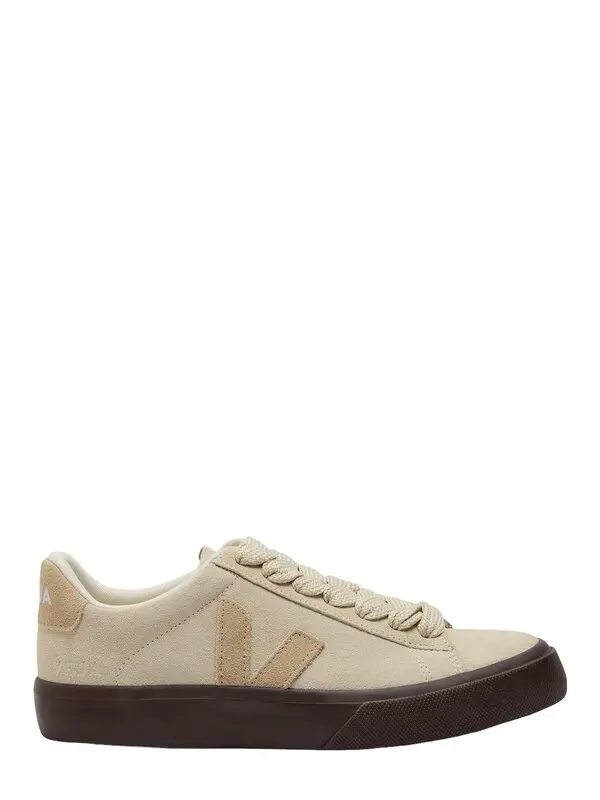 VEJA Campo Logo-appliquéd Suede Sneakers - Beige